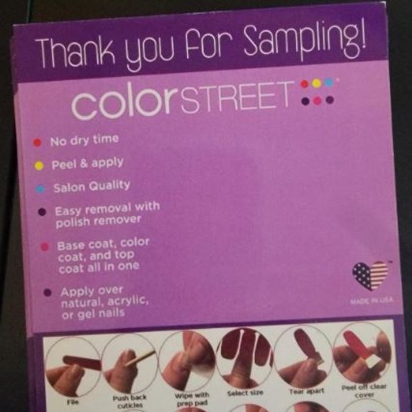 Color Street | Makeup | Color Street Sample Cards | Poshmark